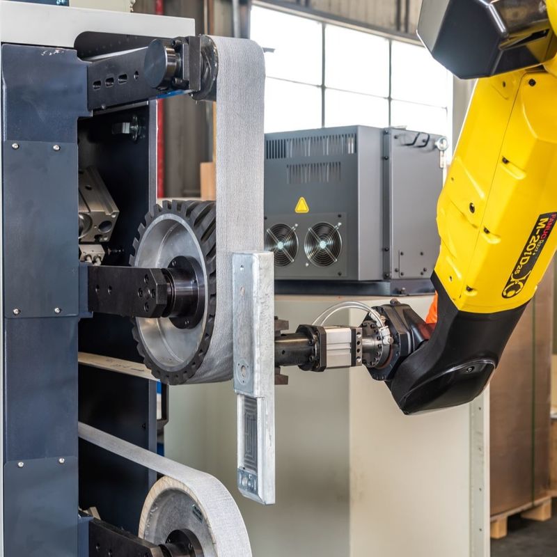 Easy Operation Robotic Buffing Machine With 1.5KW Stepper Motor