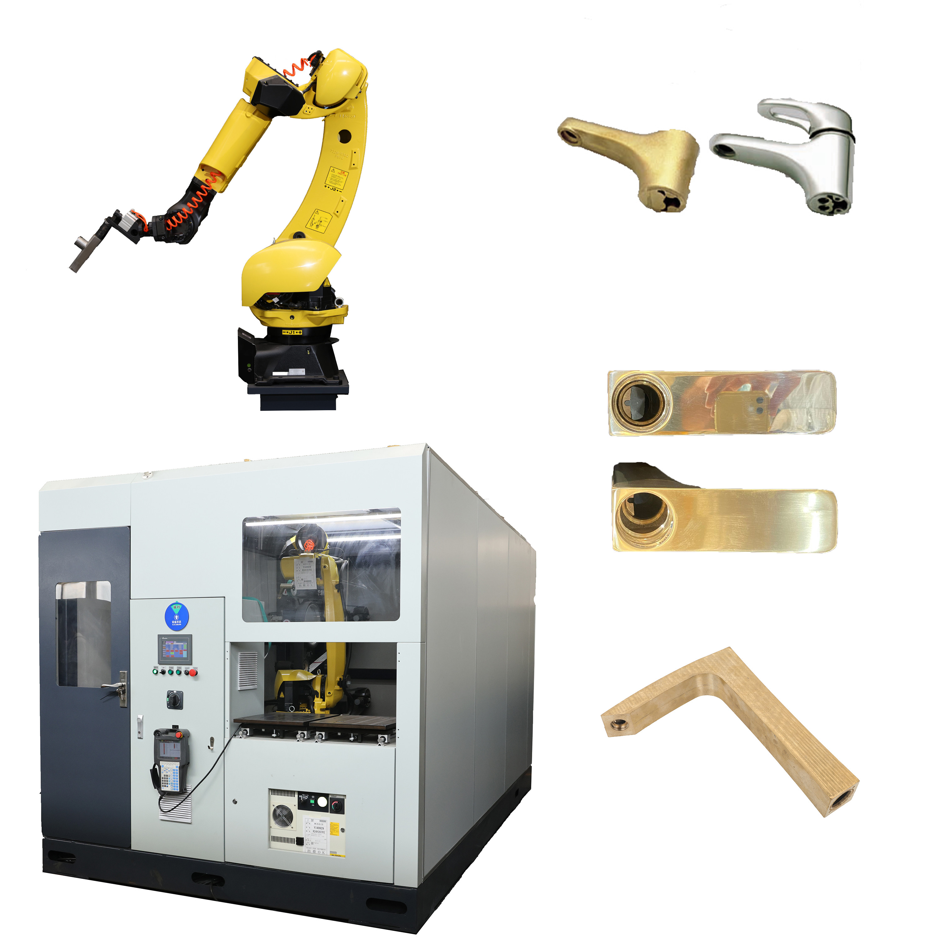 Automated Robotic Polishing System for Integrated Aluminum Pressed Rear ...